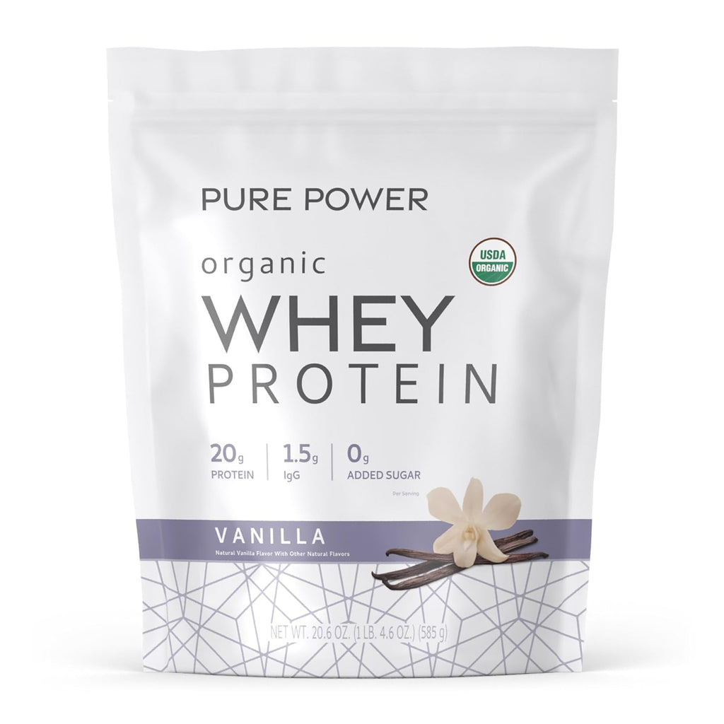 organic whey protein vanilla flavour
