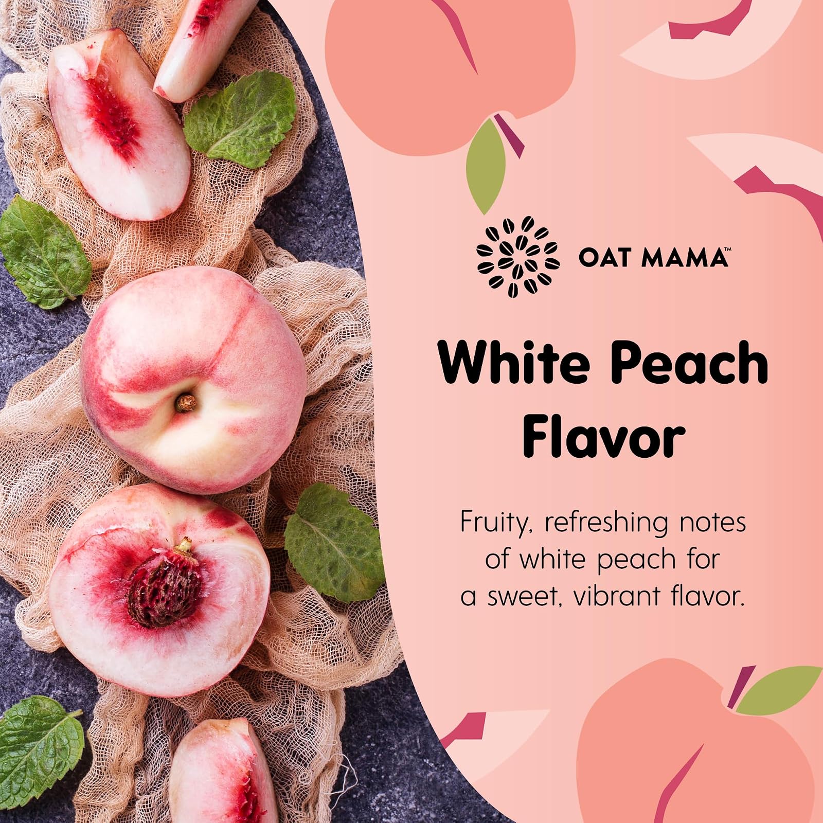 organic white peach herbal tea