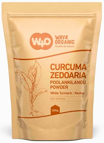 organic white turmeric ground powder
