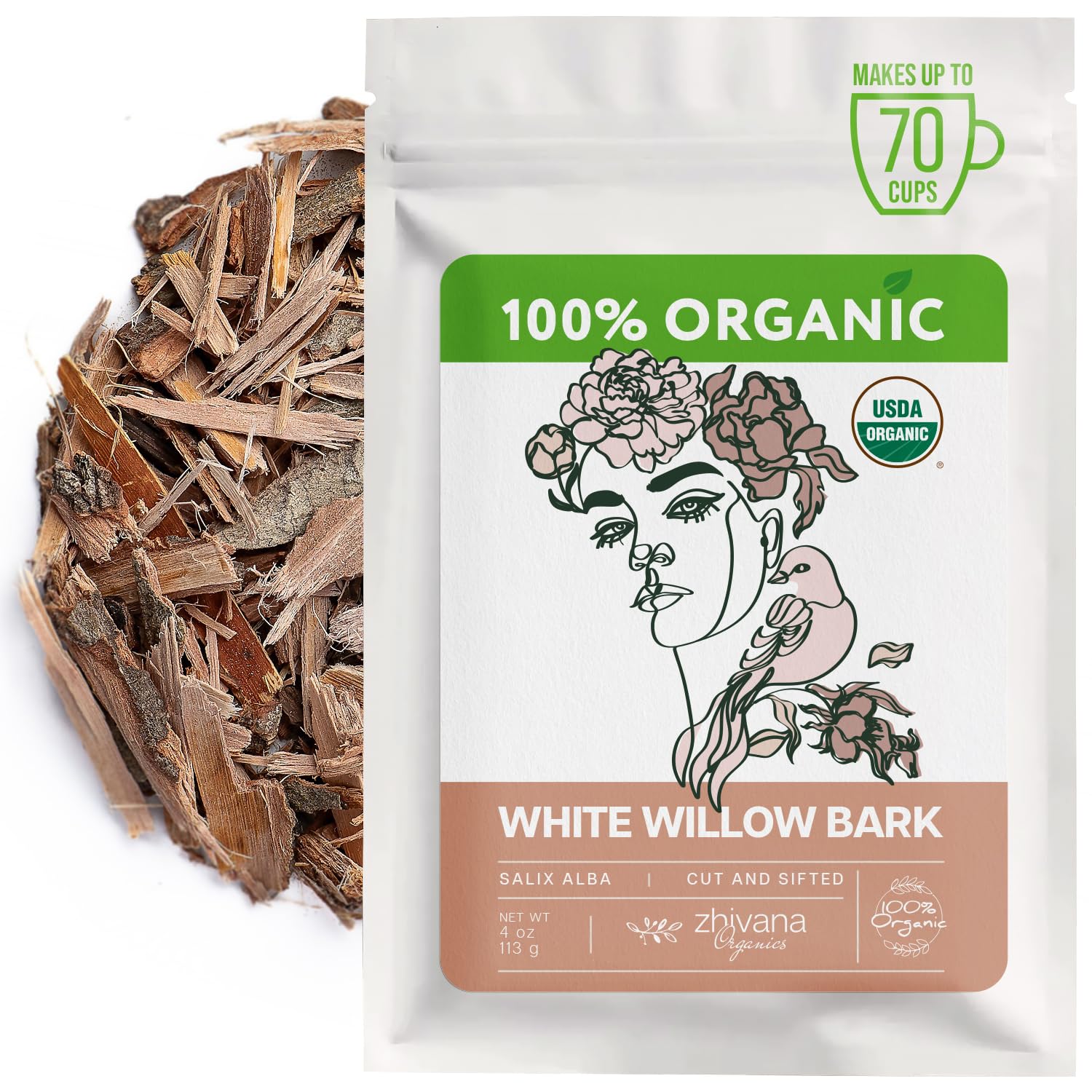 organic white willow bark tea