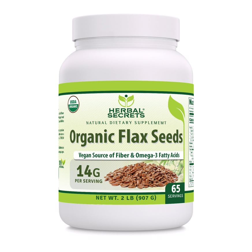 organic whole flax seeds nutrition