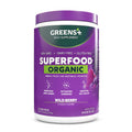 organic wild berry greens powders