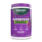 organic wild berry greens powders