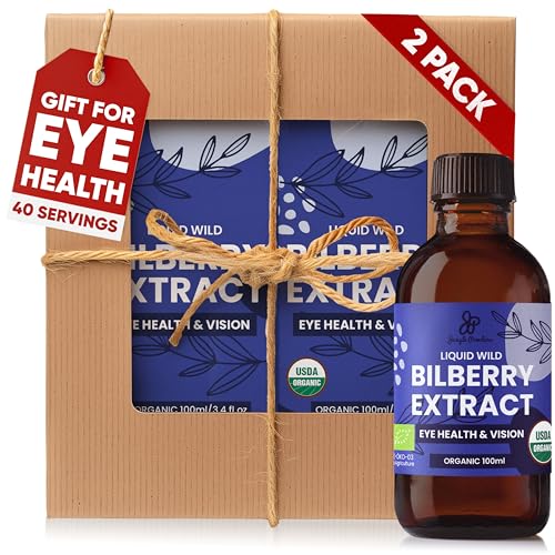 Organic wild bilberry extract for eye health