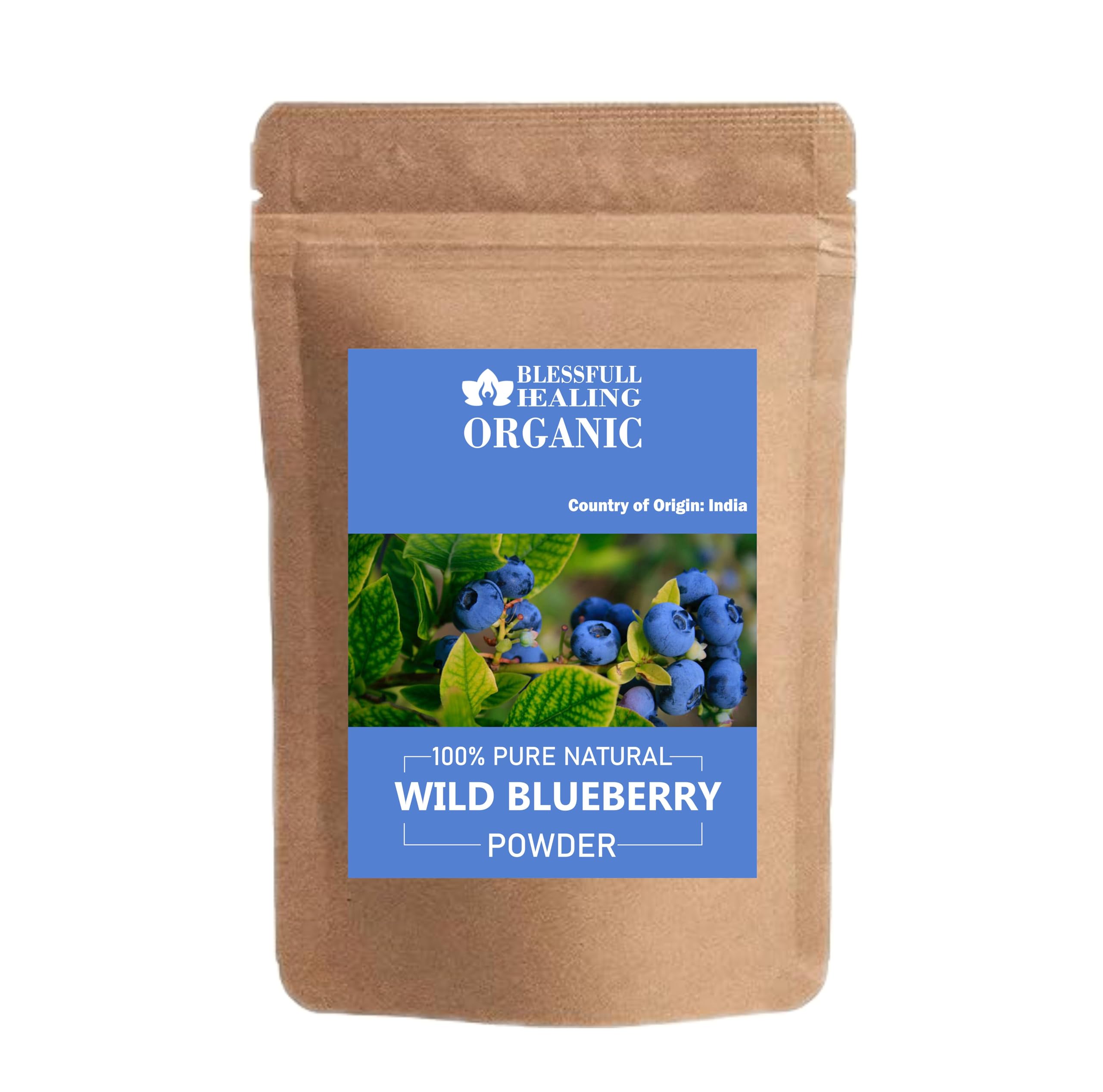 organic wild blueberry powder minerals