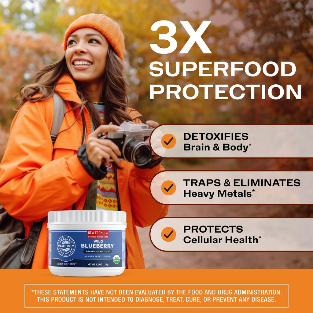 organic wild blueberry powder supplement