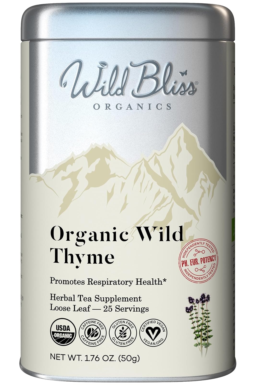 organic wild breckland thyme tea