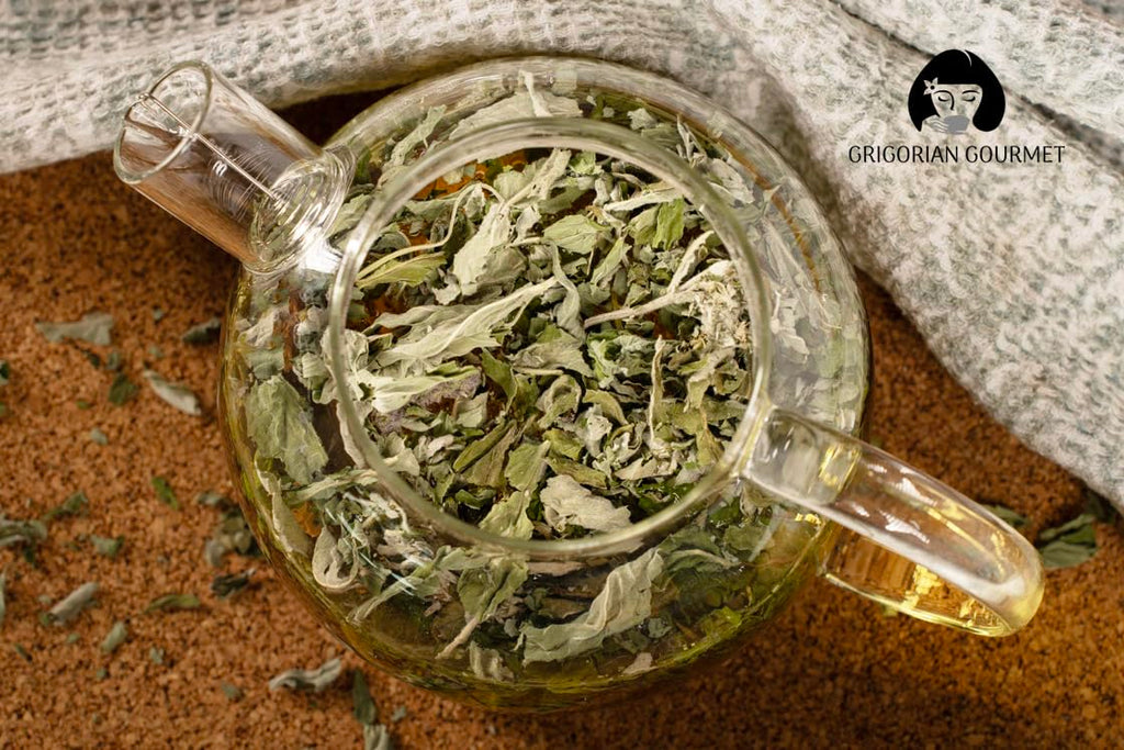 organic wild mint tea for digestion