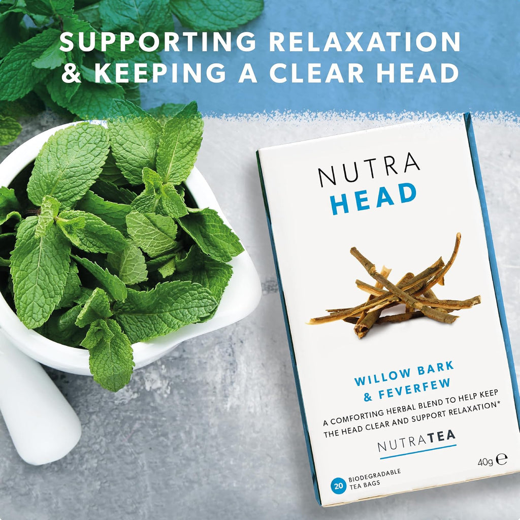 Organic willow bark tea for wellness