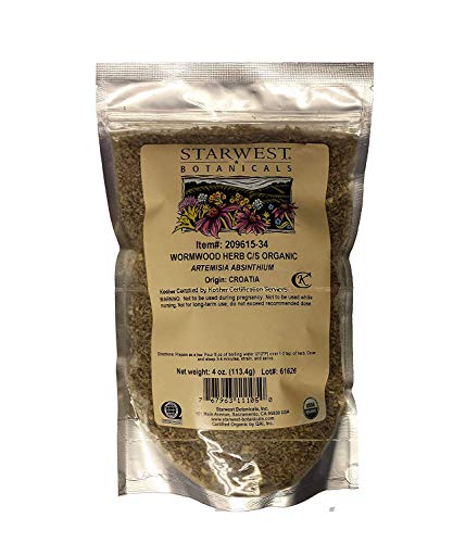 organic wormwood herb for herbal tea