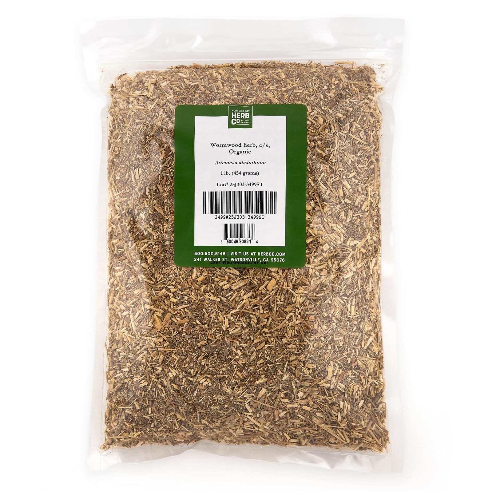 organic wormwood herbal tea blend