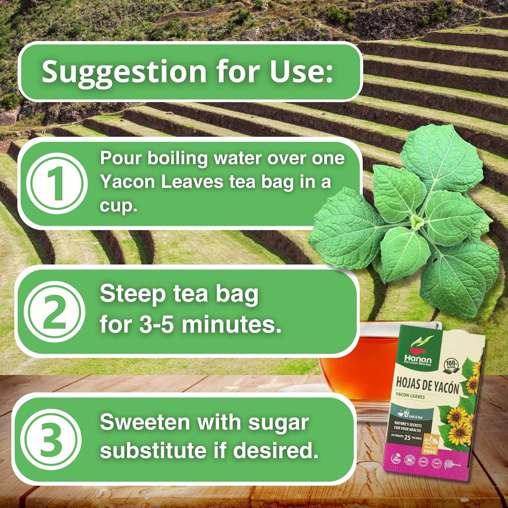 organic Yacon leaf tea benefits