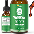 organic yarrow herb tincture drops