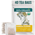 organic yarrow tea bags for wellness