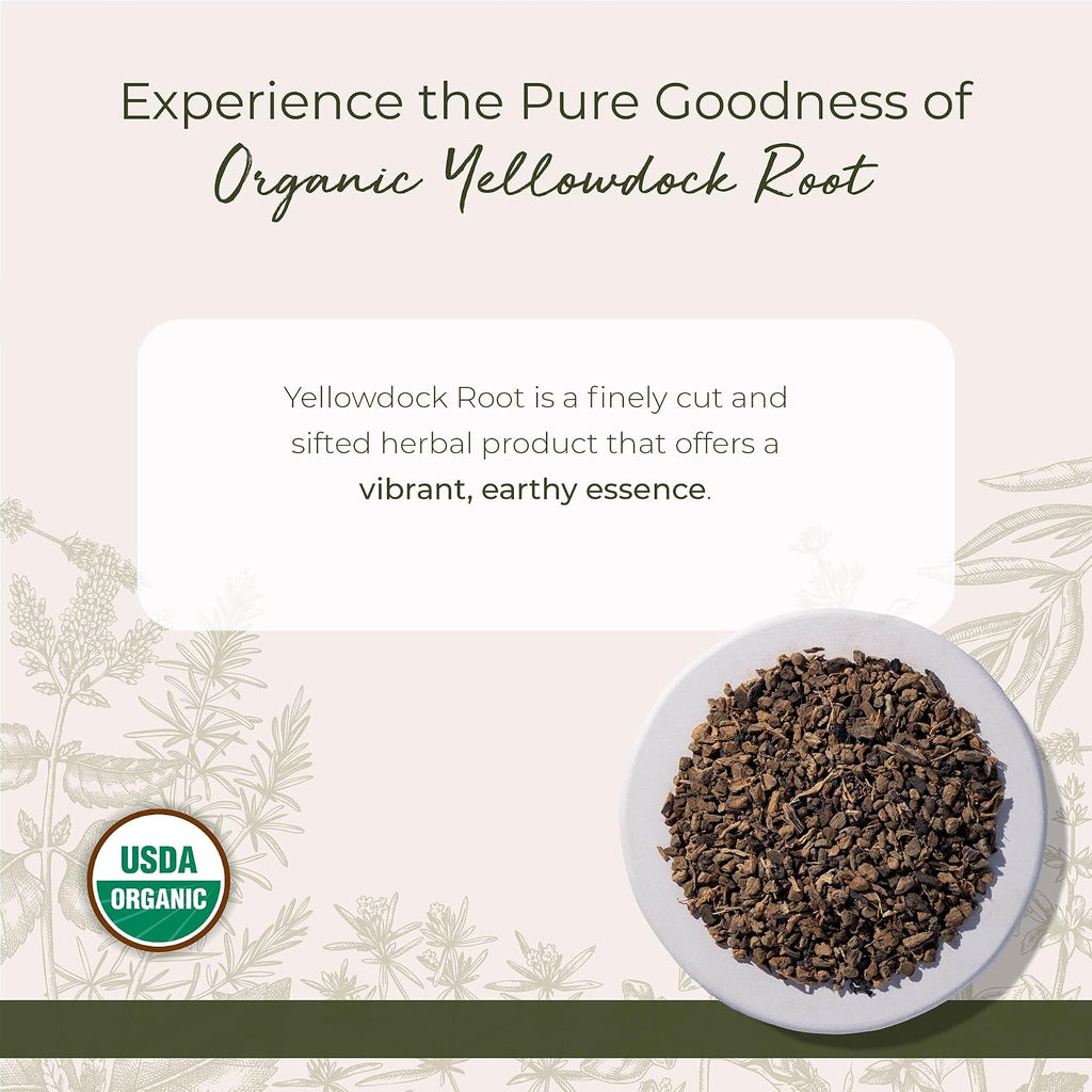 organic yellowdock root for detox