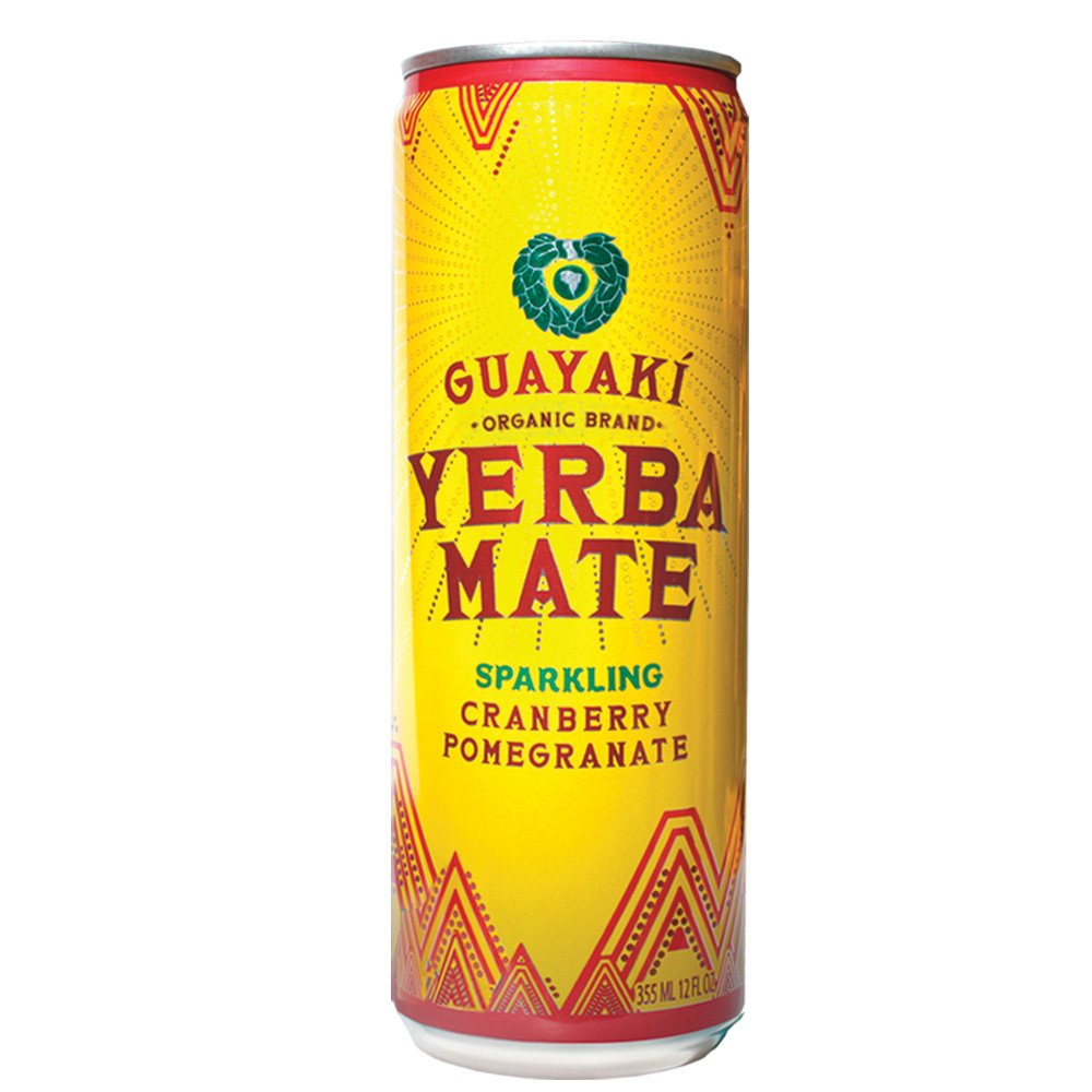 organic yerba mate sparkling beverage