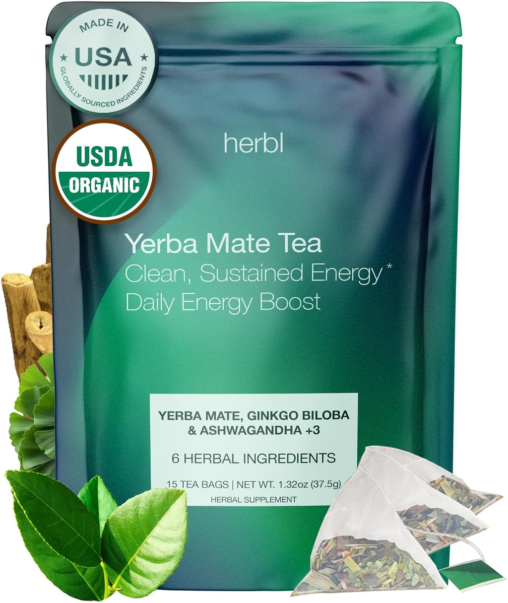 organic yerba mate tea bags
