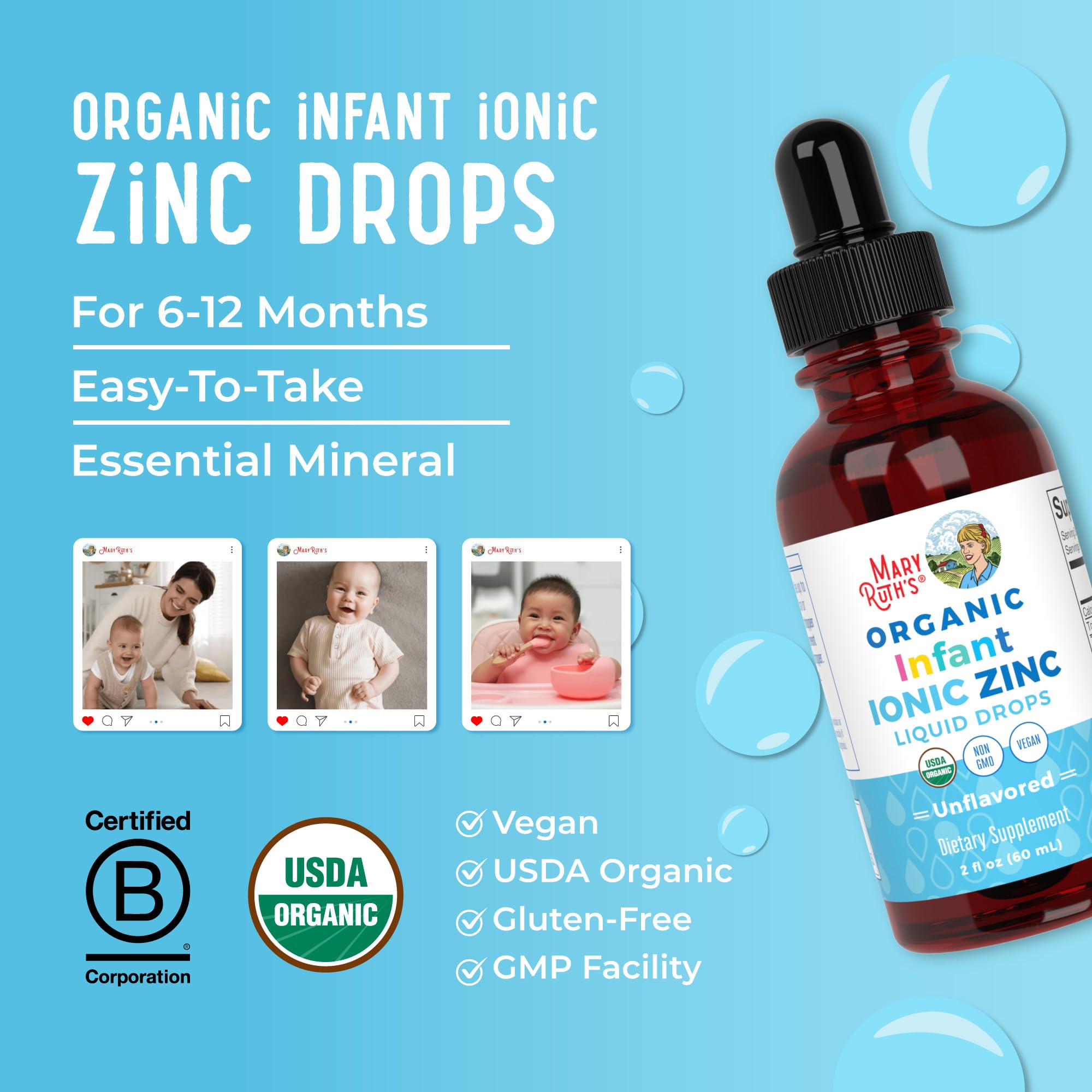 organic zinc drops for infants
