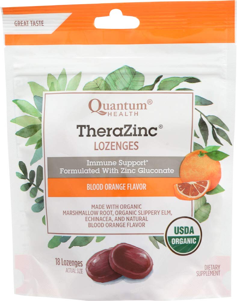 organic zinc lozenges for immunity