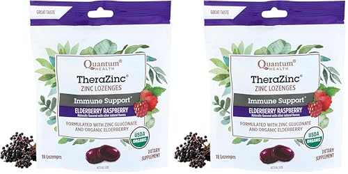 organic zinc lozenges with elderberry