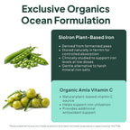 Organics Ocean iron for improved vitality