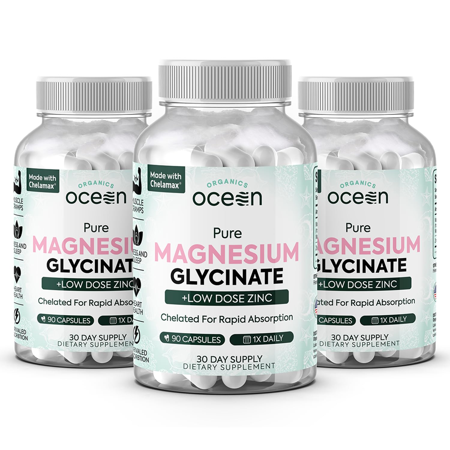 Organics Ocean Pure magnesium glycinate benefits