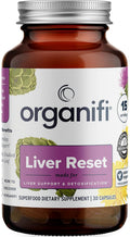 Organifi Liver Reset detox tea capsules