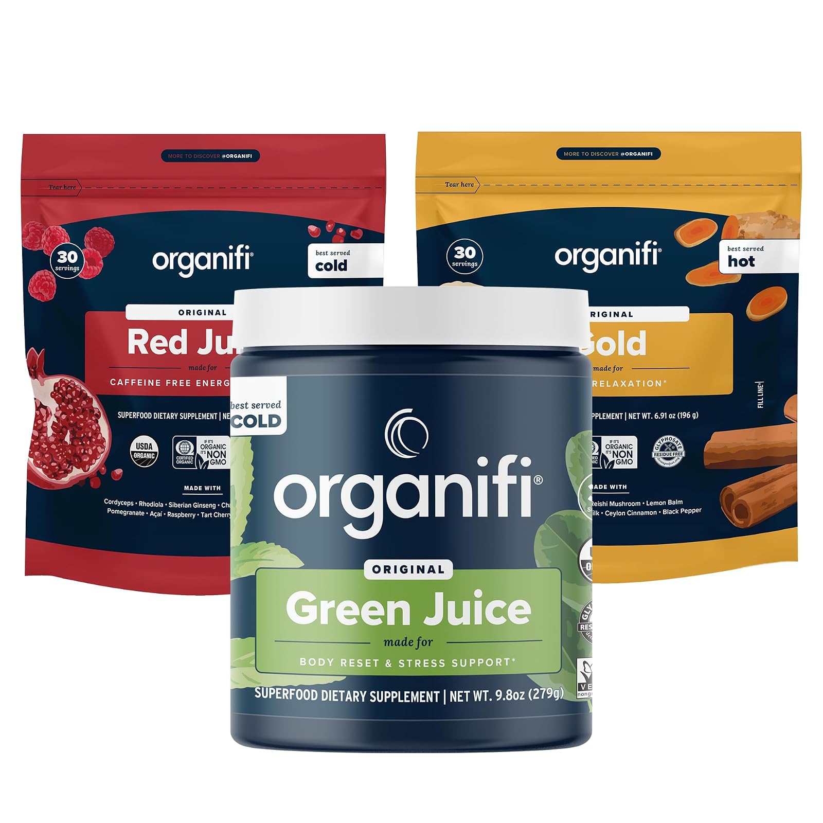 Organifi Sunrise to Sunset multivitamins