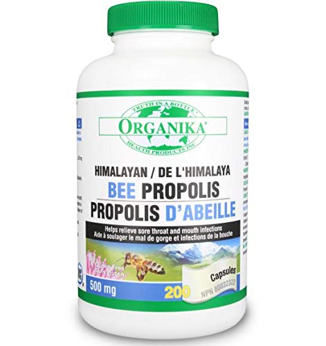 Organika Bee Propolis 500 mg capsules for immunity