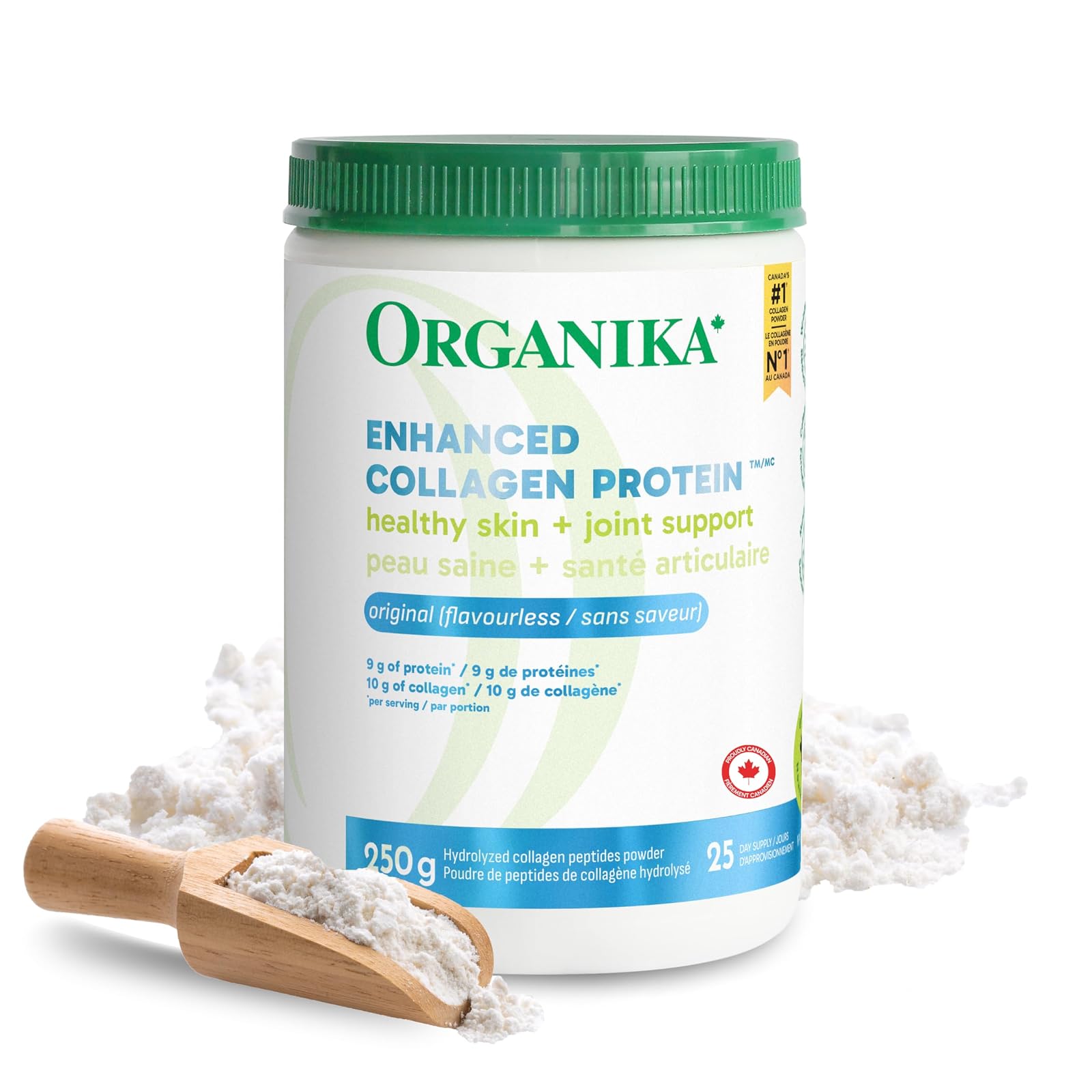 Organika collagen powder for beauty