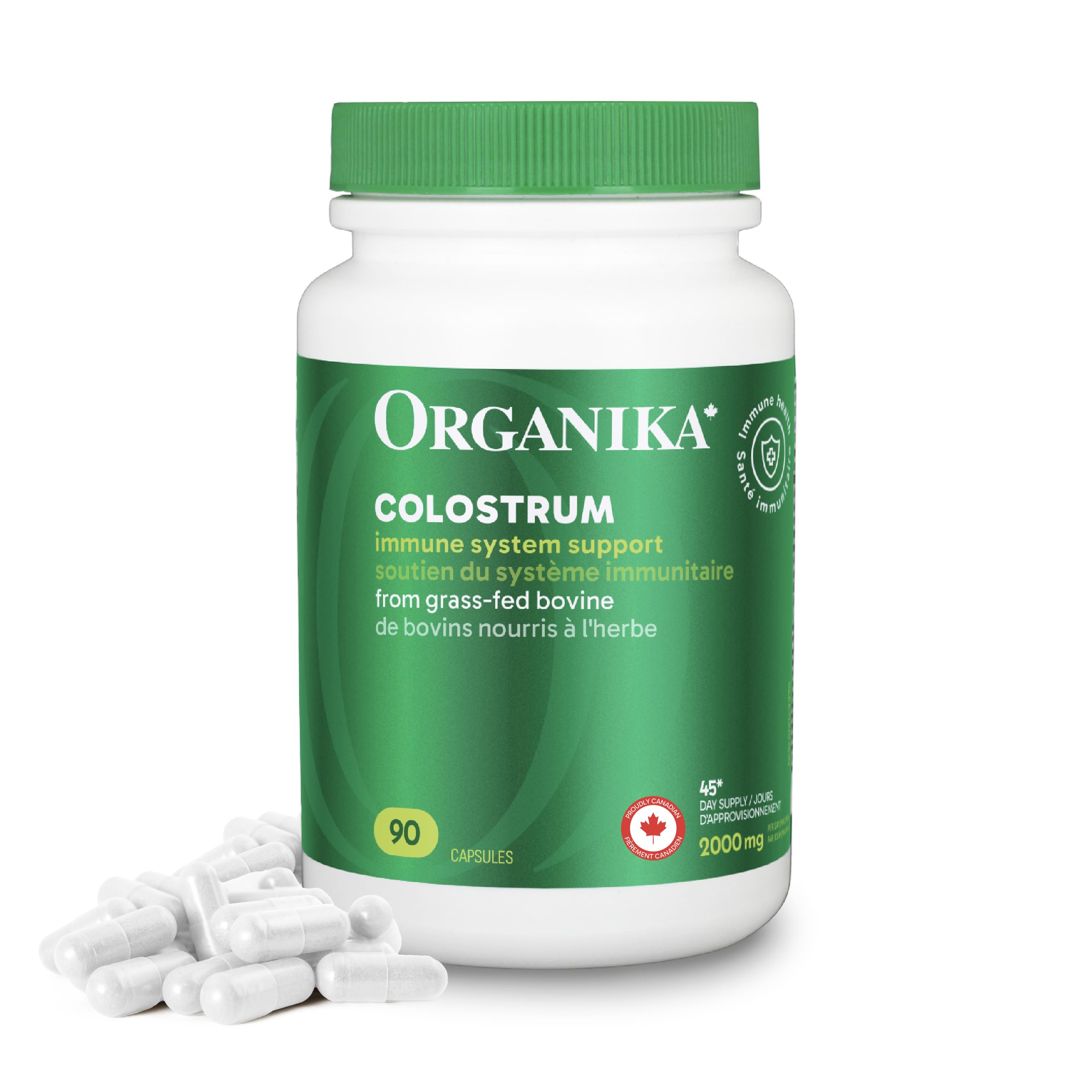 Organika Colostrum 500mg capsules