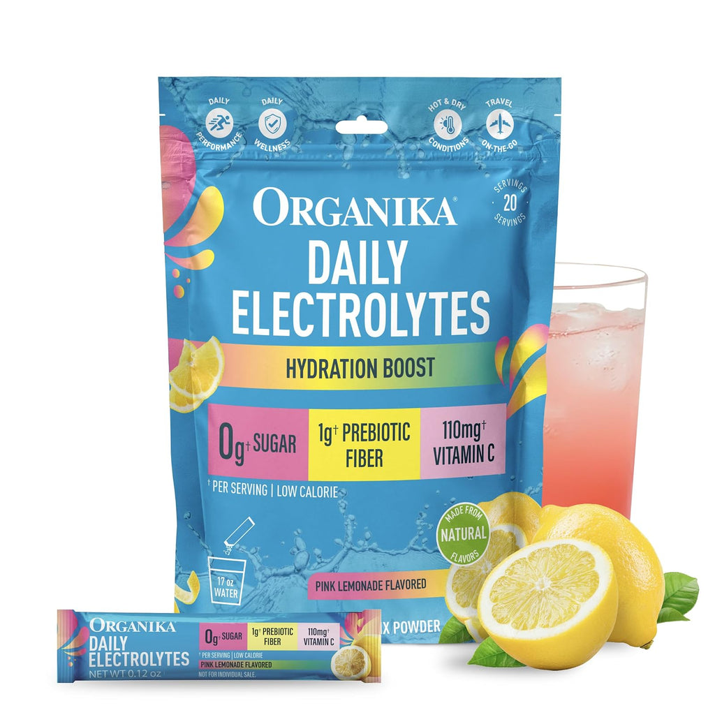 Organika electrolyte drink mix sachets