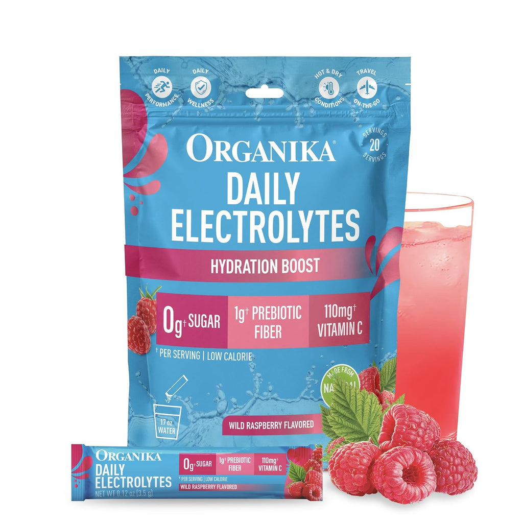 Organika electrolyte drink mix sachets