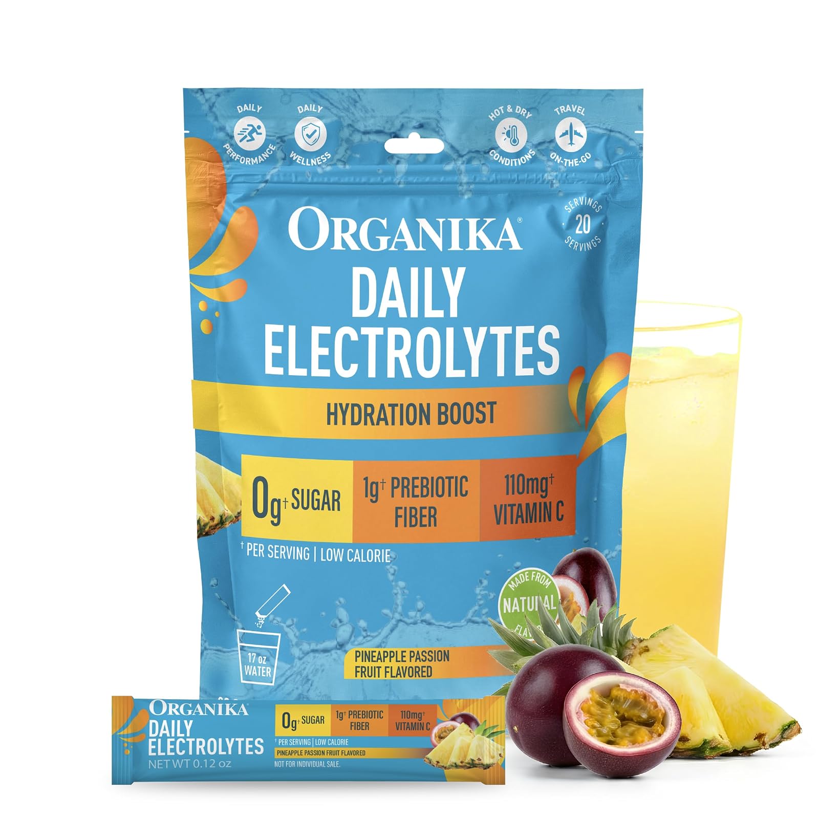 Organika electrolytes powder for hydration