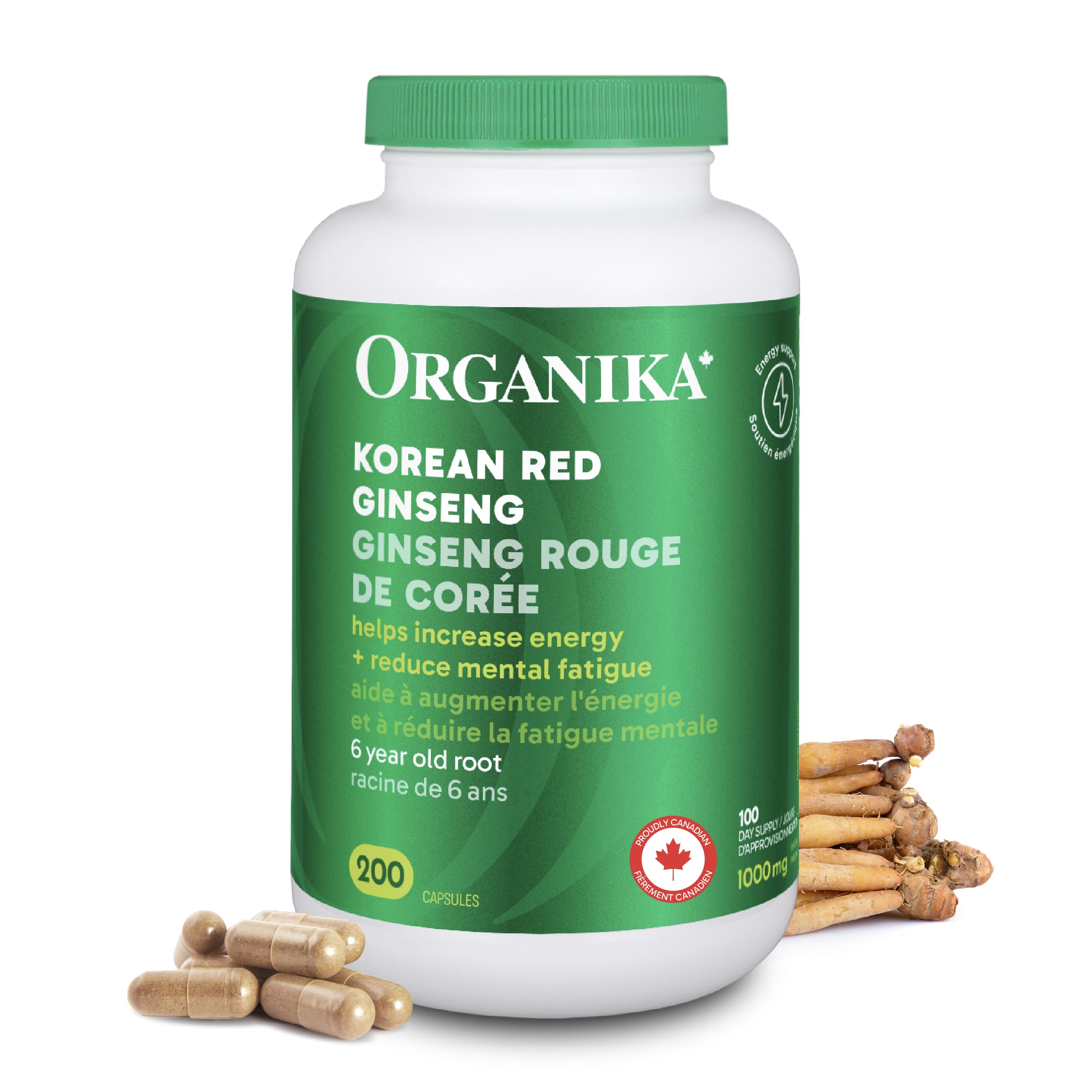 ORGANIKA ginseng for energy boost