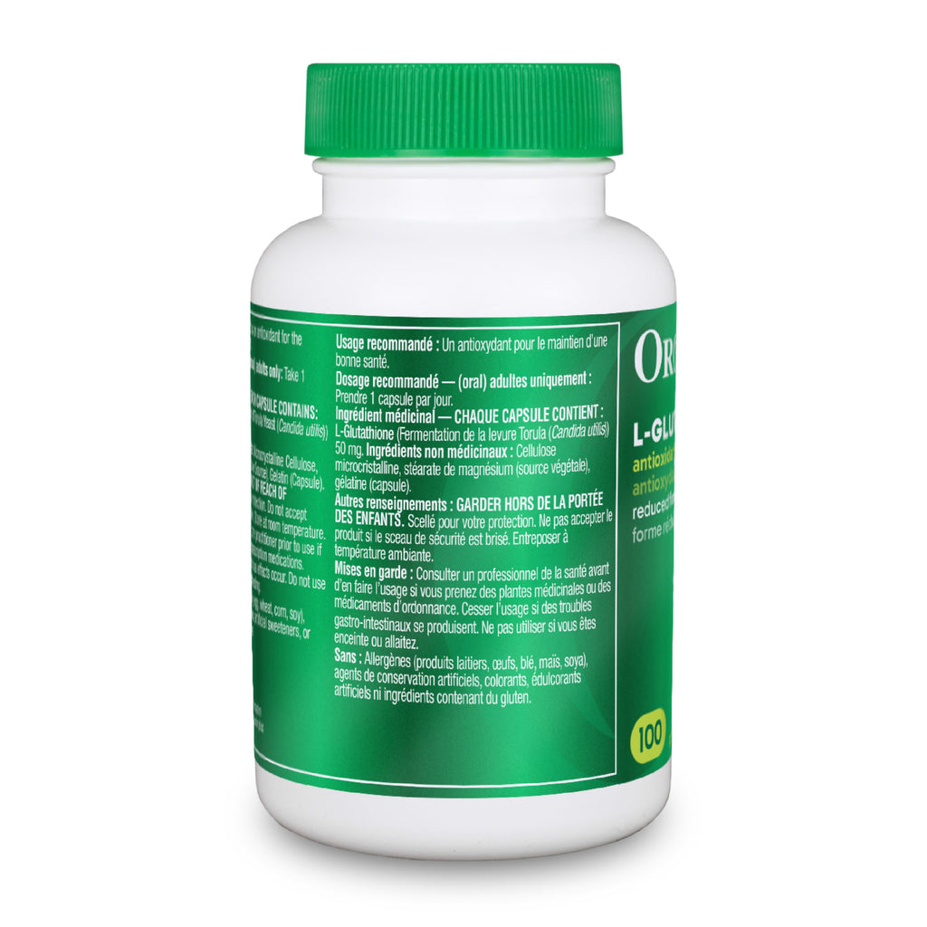 Organika L-Glutathione for holistic wellness