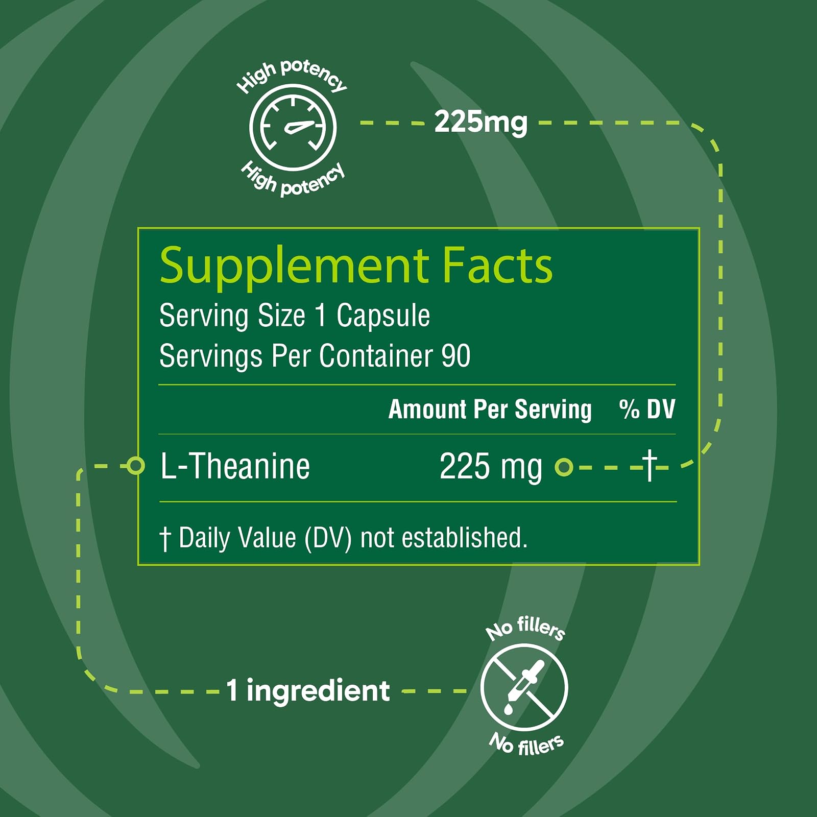 Organika l-theanine for stress relief