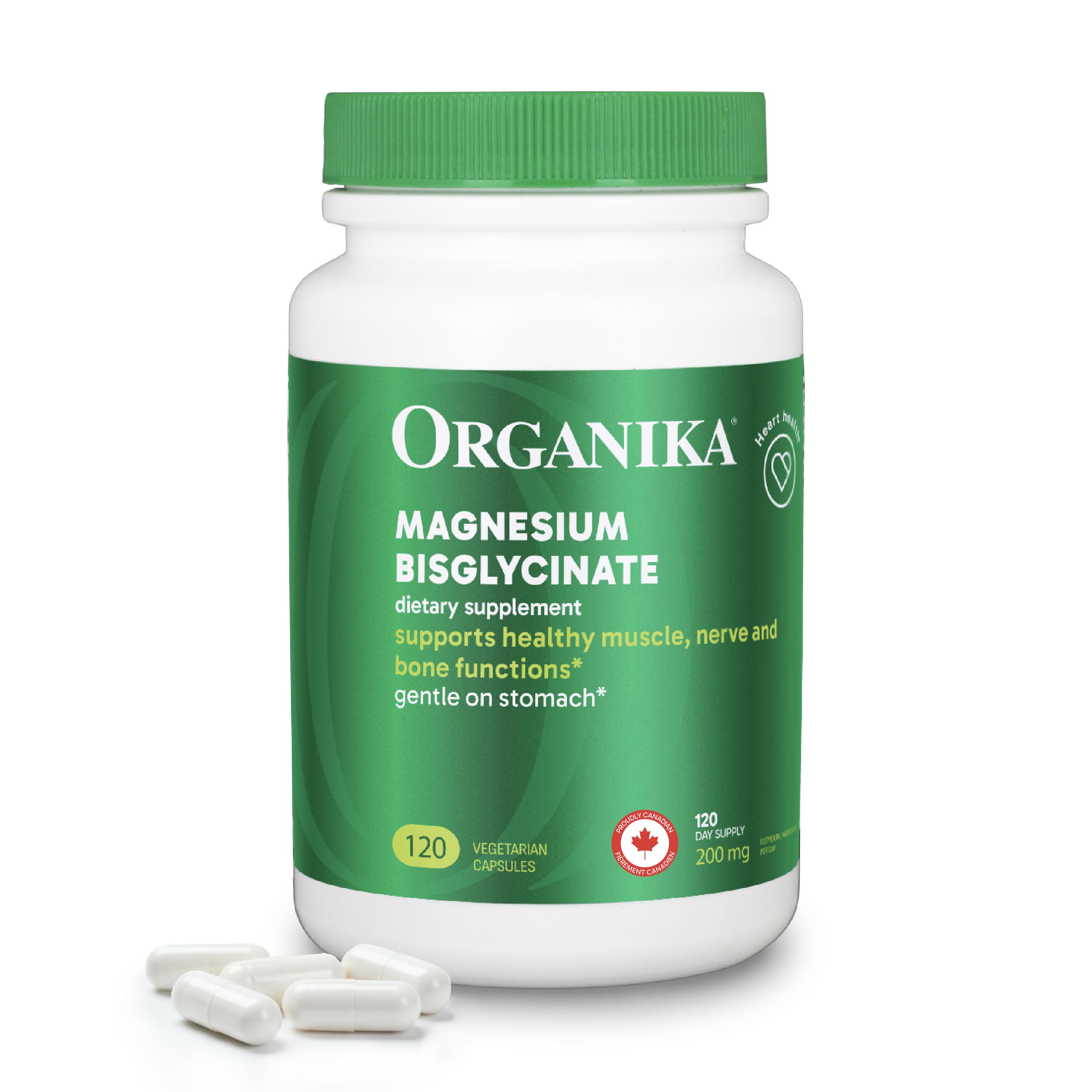 Organika magnesium bisglycinate capsules