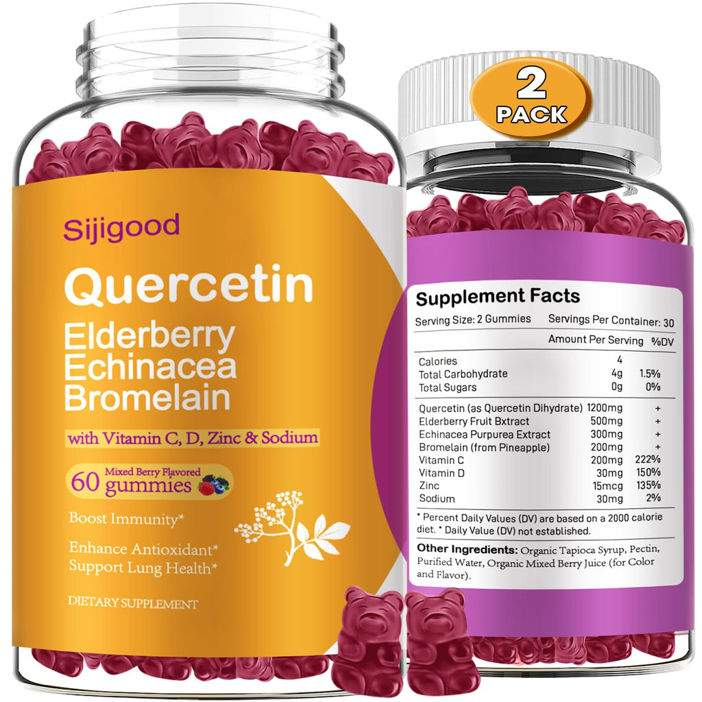 Organika quercetin gummies for immune health