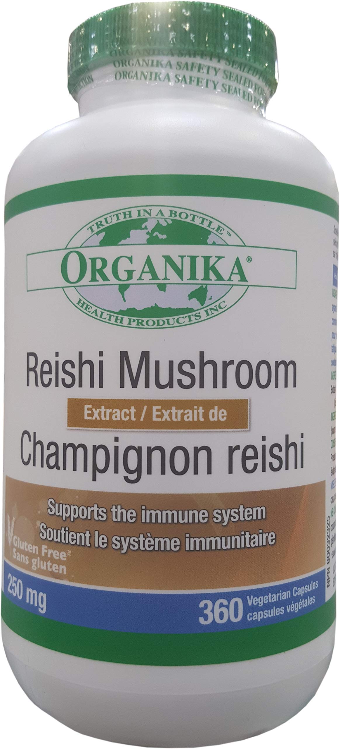 Organika Reishi mushroom wellness capsules