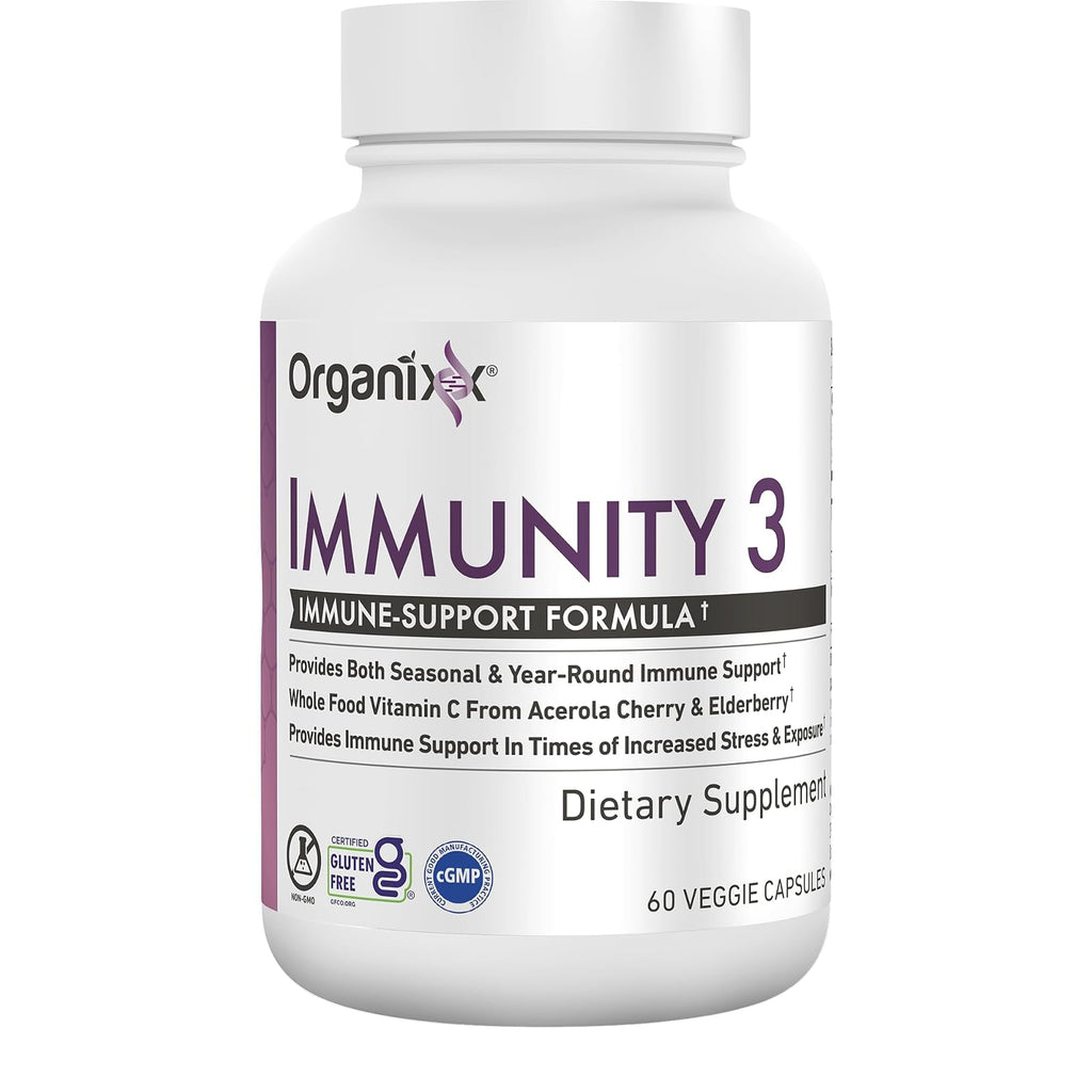 Organixx Immunity 3 vitamin C capsules
