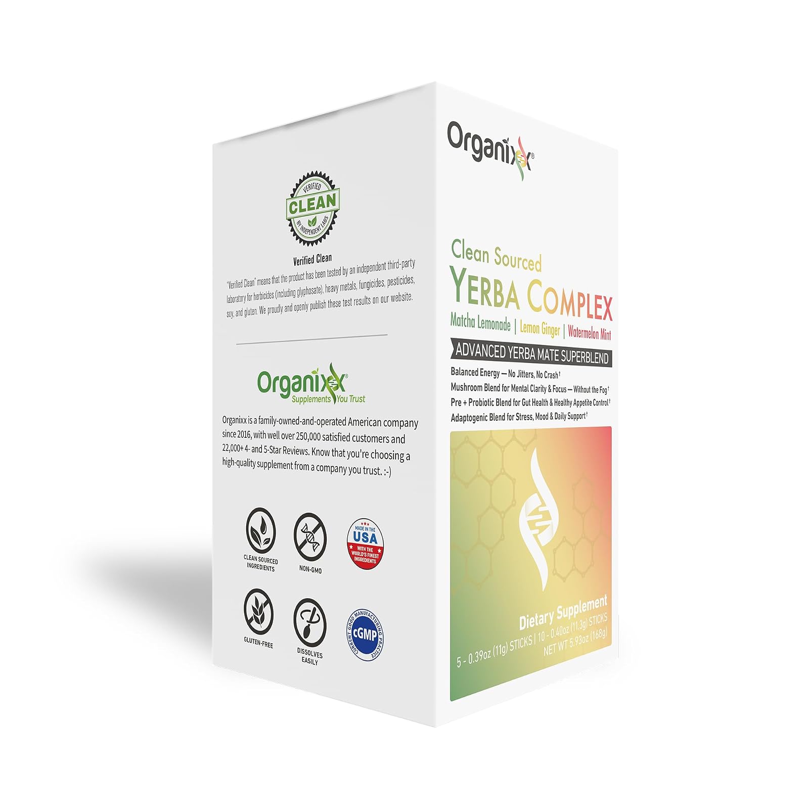 Organixx yerba complex for vitality