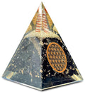 Orgone black tourmaline pyramid for protection