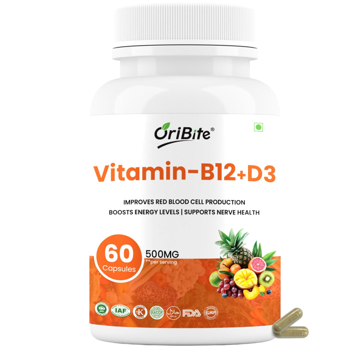 ORIBITE Vitamin B12 D3 capsules