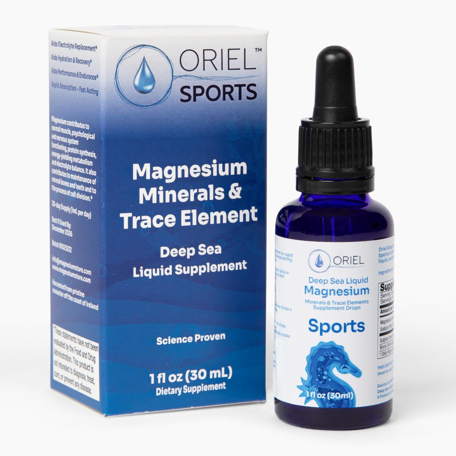 Oriel magnesium drops for athletes