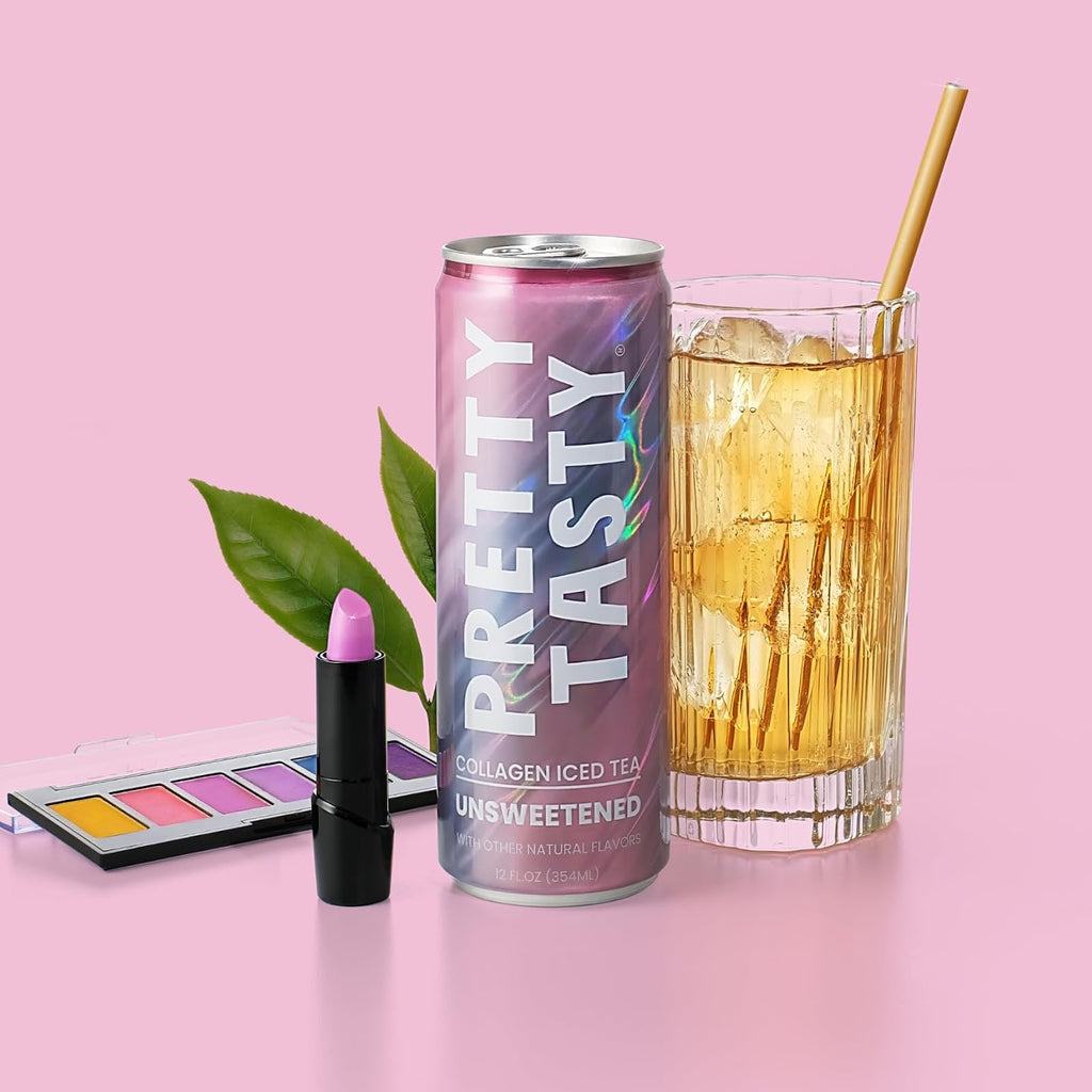 original black iced tea with collagen
