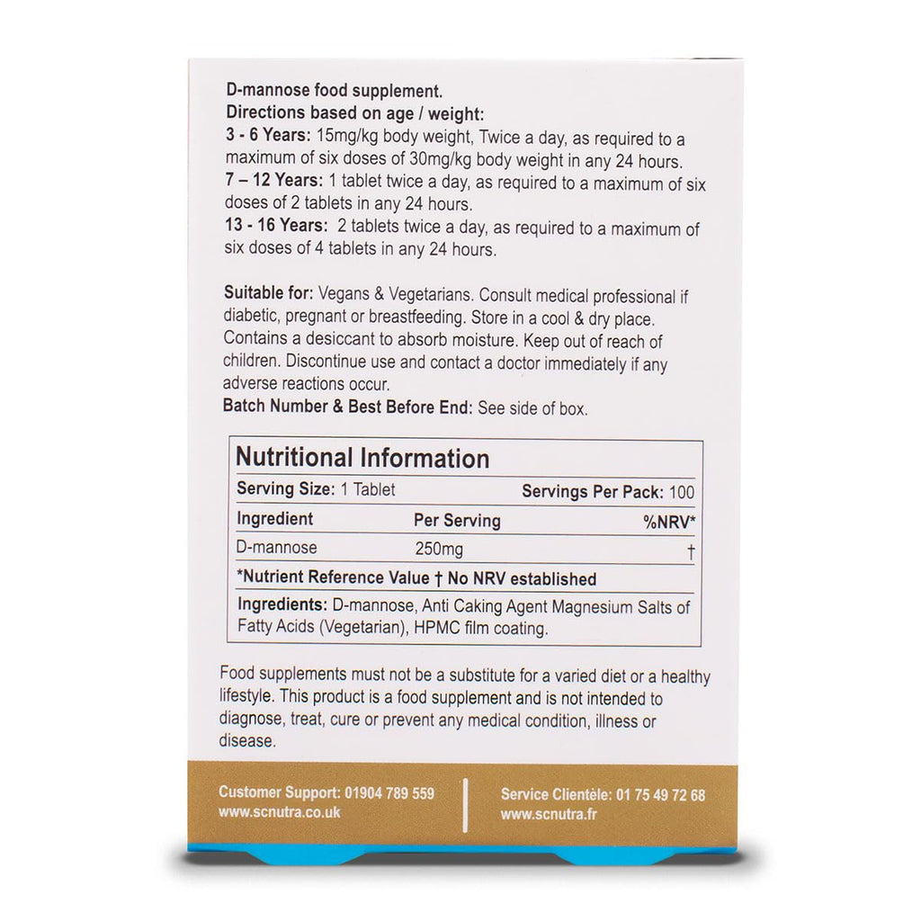 original D-Mannose tablets for kids