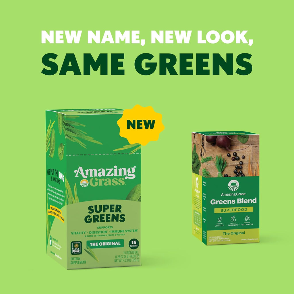 Original super greens powder stick packs