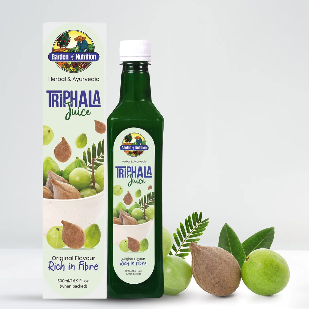 original triphala juice rich in fiber
