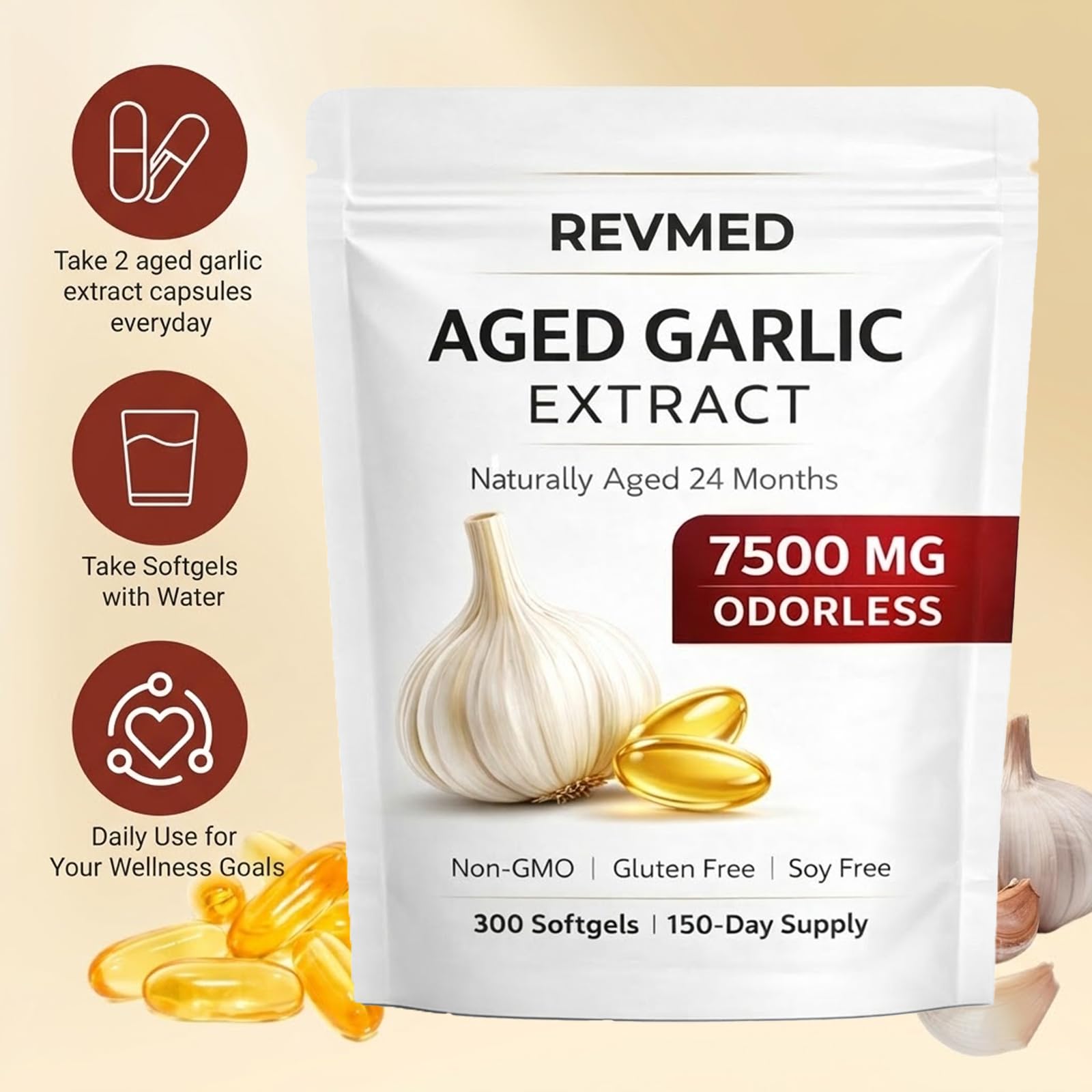 OriginRx garlic extract for heart health